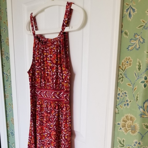 Max Studio | Dresses | Max Studio Pretty Dress In Rusty Color Scheme ...